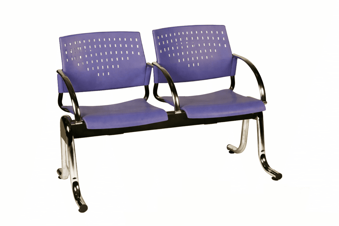 2-seater row chair with armrests ROCKY VC-621-2S | Rockyfurniture ...